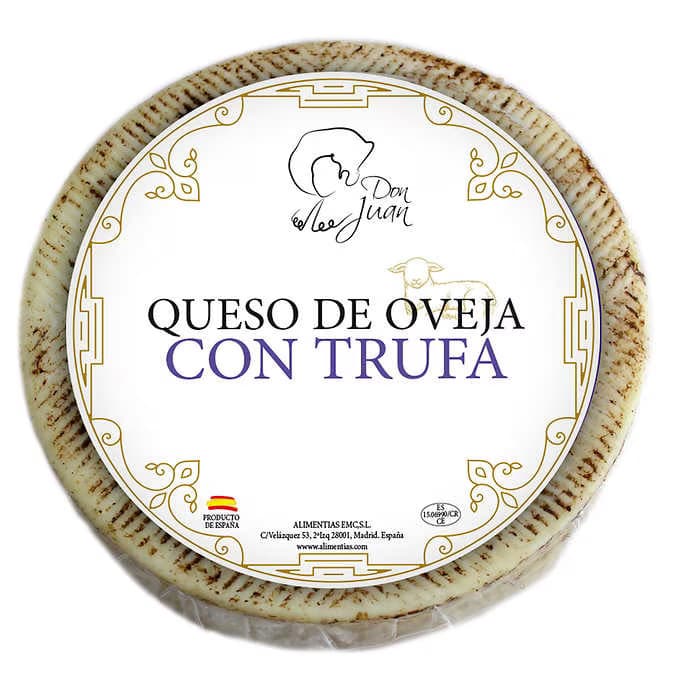 Don Juan Sheep's Milk Truffle Cheese Wheel | Pacific Wild Pick